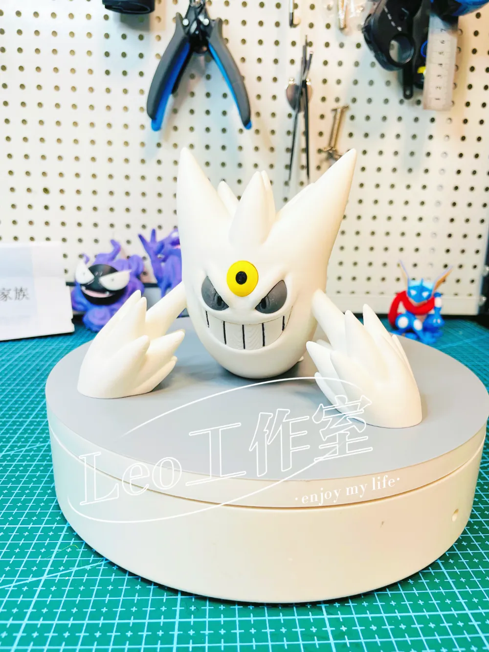 15cm Gengar - White A1, P1, X1 by 手残的Leo - MakerWorld