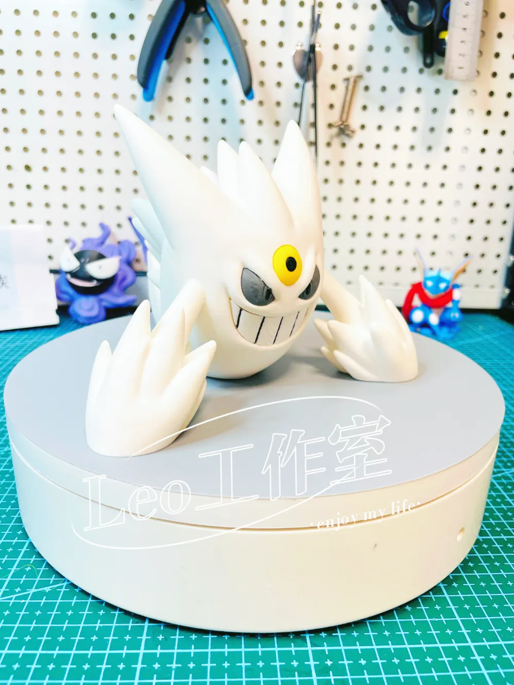 15cm Gengar - White A1, P1, X1 by 手残的Leo - MakerWorld