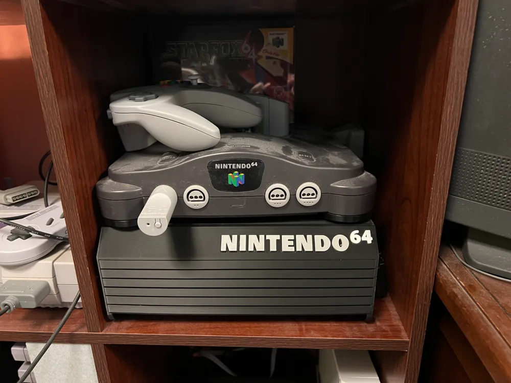 N64 Nintendo 64 Cartridge Holder Drawer - Free 3D Print Model - MakerWorld