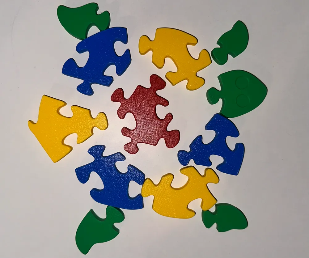 PUZZLE TURTTLE FOR KIDS by MICHAL_3Dtisk - MakerWorld