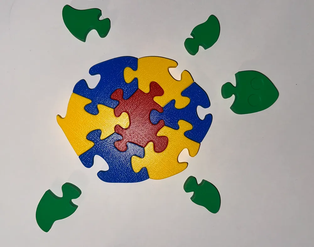PUZZLE TURTTLE FOR KIDS by MICHAL_3Dtisk - MakerWorld
