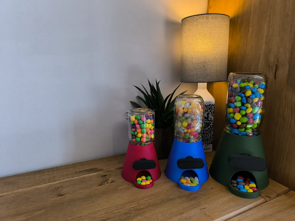 Jam/Mason Jar Sweet (candy) dispenser by Watson's Lab MakerWorld ...