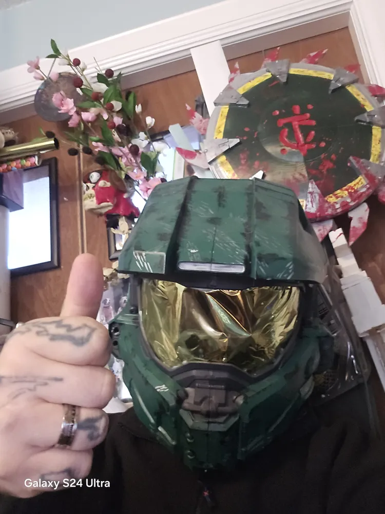 MASTER CHIEF HALO FULL MASK FOR A1 - Free 3D Print Model - MakerWorld
