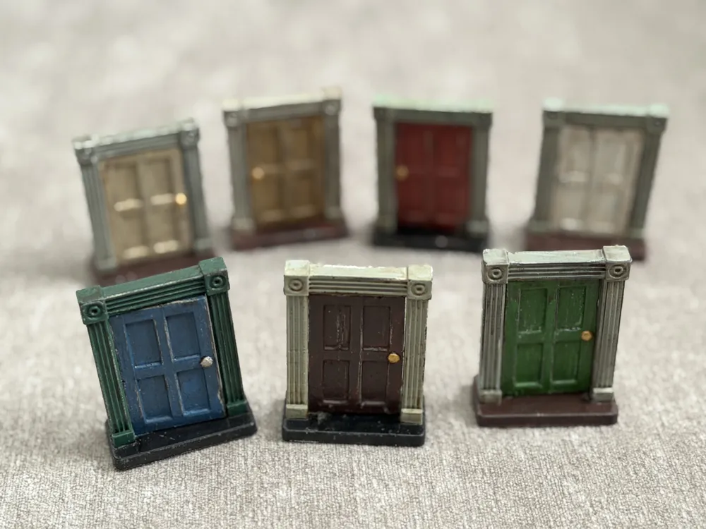 Resident Evil Board Game - Metal Door - Free 3D Print Model - MakerWorld