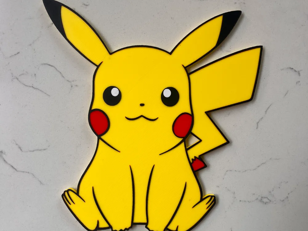 Pikachu Pokemon - Free 3D Print Model - MakerWorld