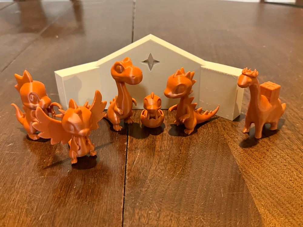 Dinosaur Nativity! by hjs19 - MakerWorld