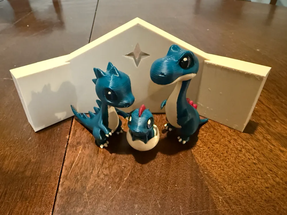 Dinosaur Nativity! - Free 3D Print Model - MakerWorld