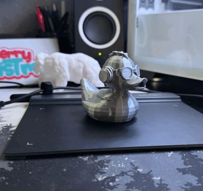 Cyber Duck (the rubber kind?) - Free 3D Print Model - MakerWorld