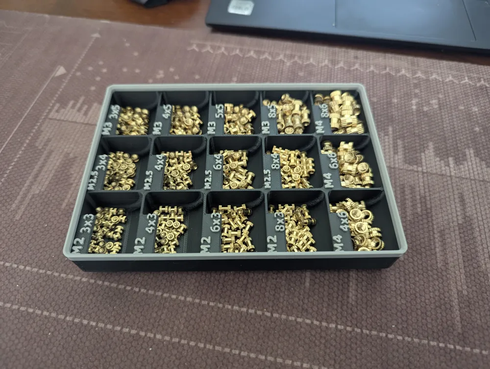 Threaded Insert Gridfinity Organizer by lil_weg MakerWorld: Download Free 3D Models