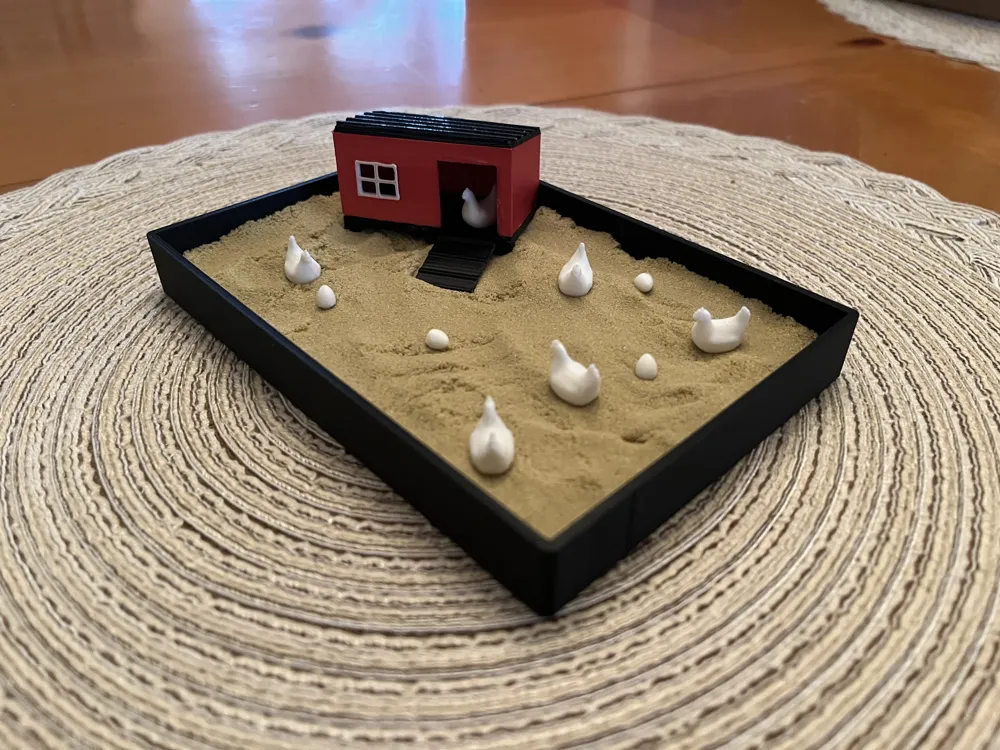 Chicken coop sandbox - Free 3D Print Model - MakerWorld