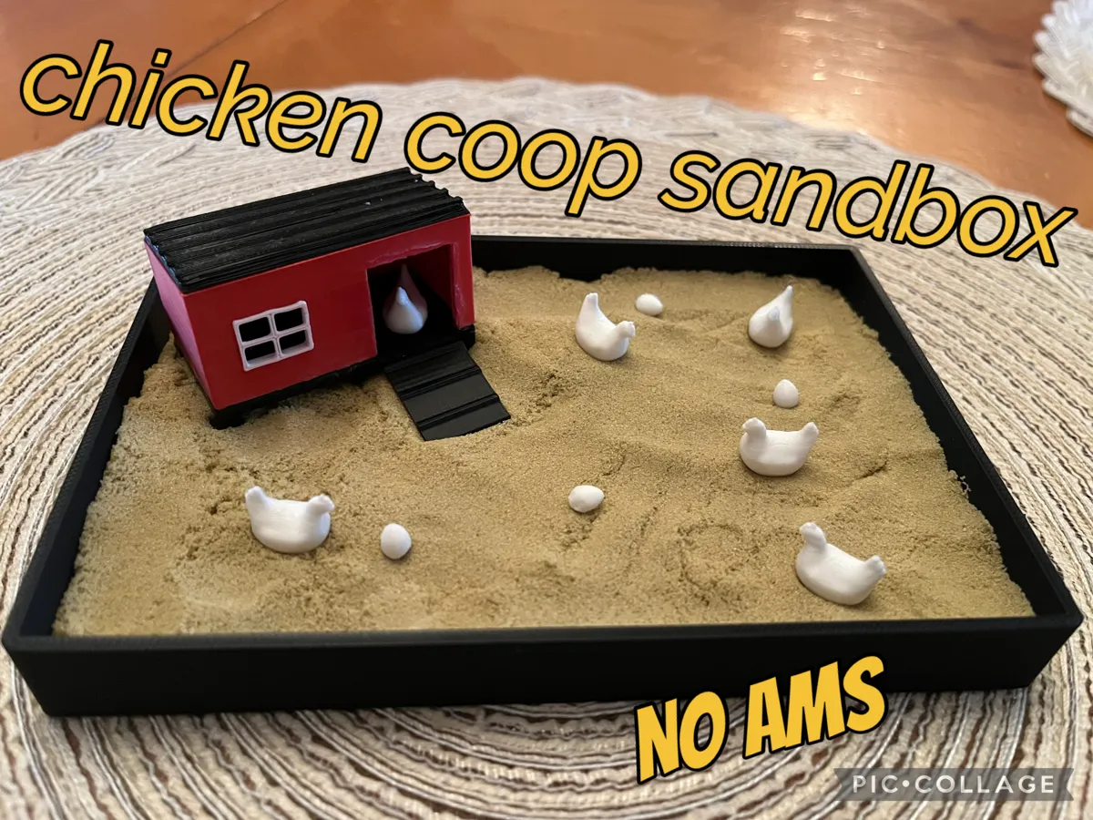 Chicken coop sandbox - Free 3D Print Model - MakerWorld