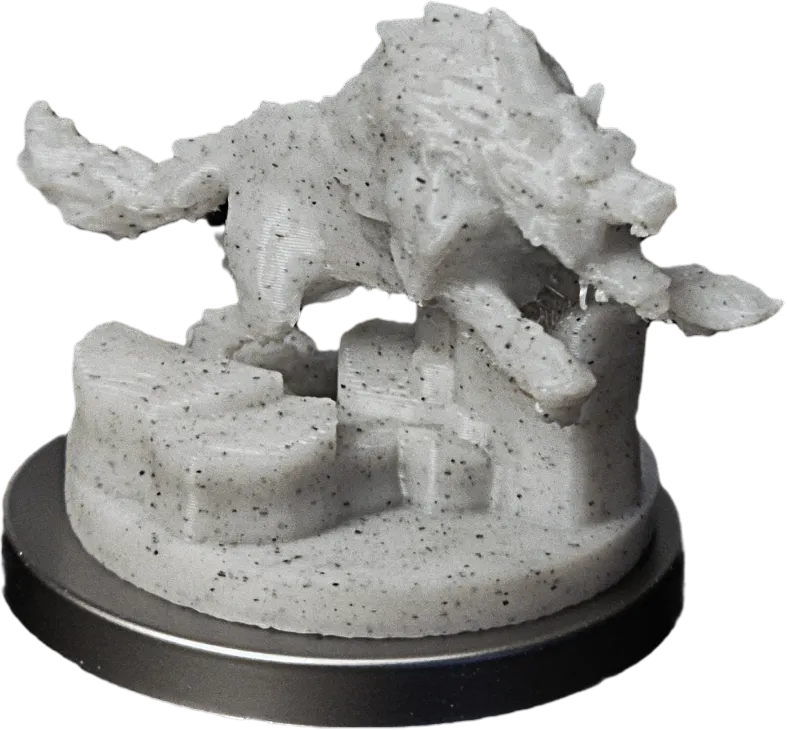 Wolf DnD miniature Remixed by TeenSprite - MakerWorld