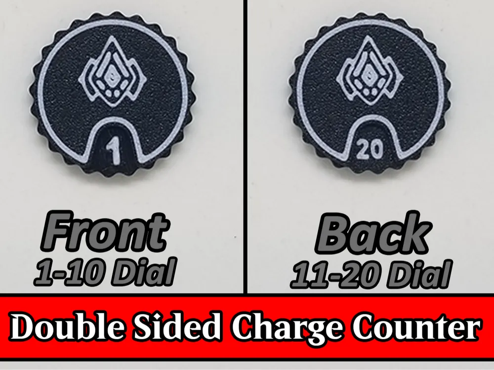 MTG Charge Counter - Double Sided 1-20 Dial by TheMakerSphere - MakerWorld