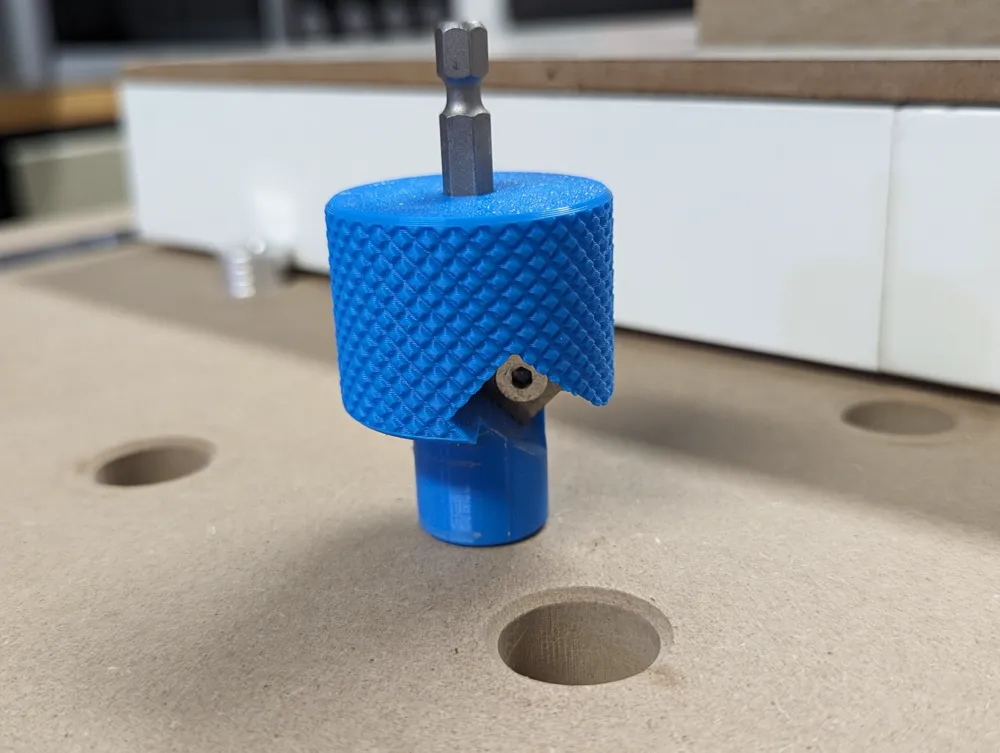 (20mm) MFT Bench Hole Chamfer Tool by Marc Elbichon - MakerWorld