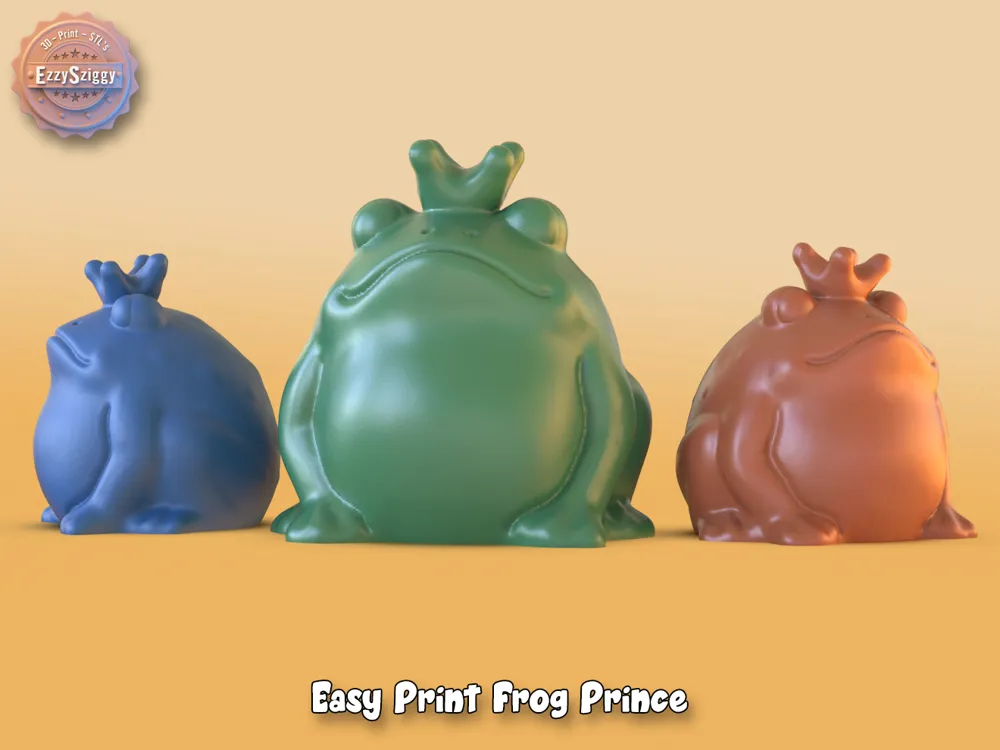 Easy Print Frog Prince by EzzySziggy MakerWorld: Download Free 3D Models
