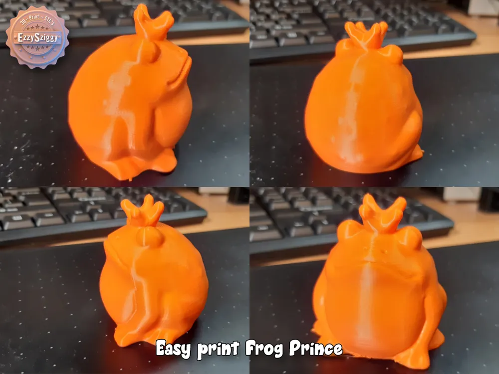 Easy Print Frog Prince by EzzySziggy MakerWorld: Download Free 3D Models