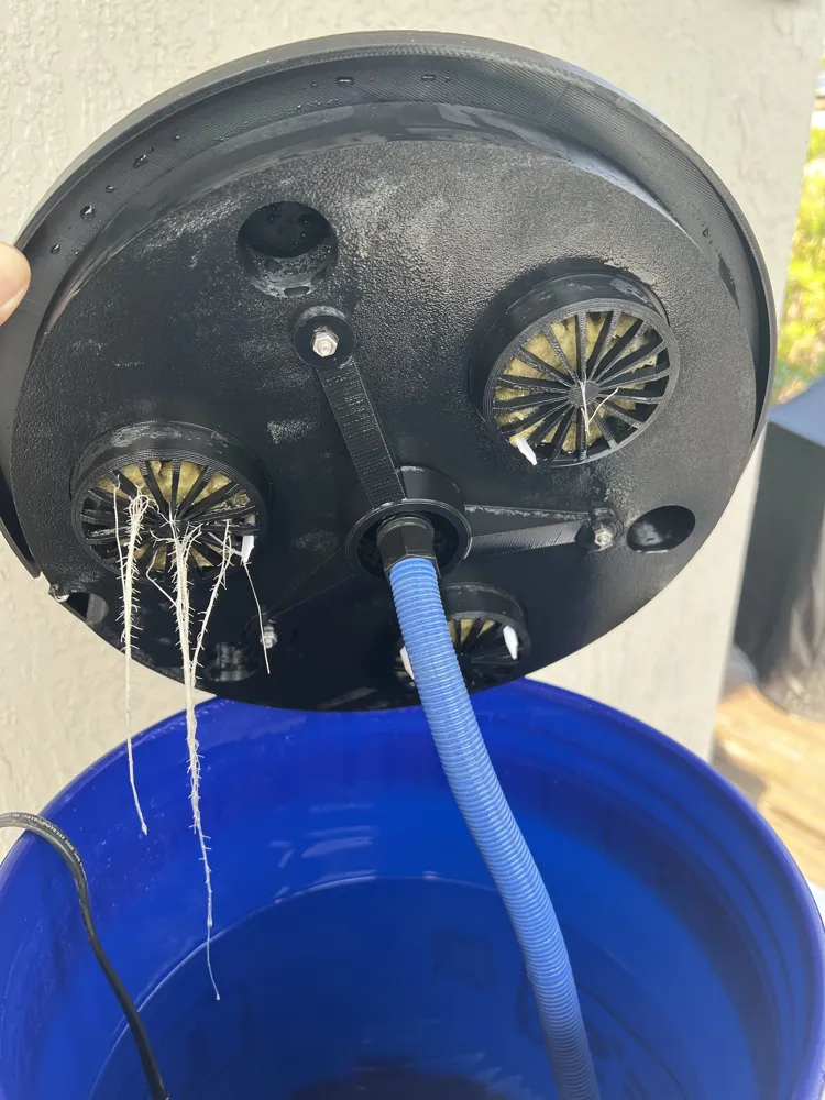 5‑Gallon Triple‑Plant Hydroponic Bucket System - Free 3D Print Model ...