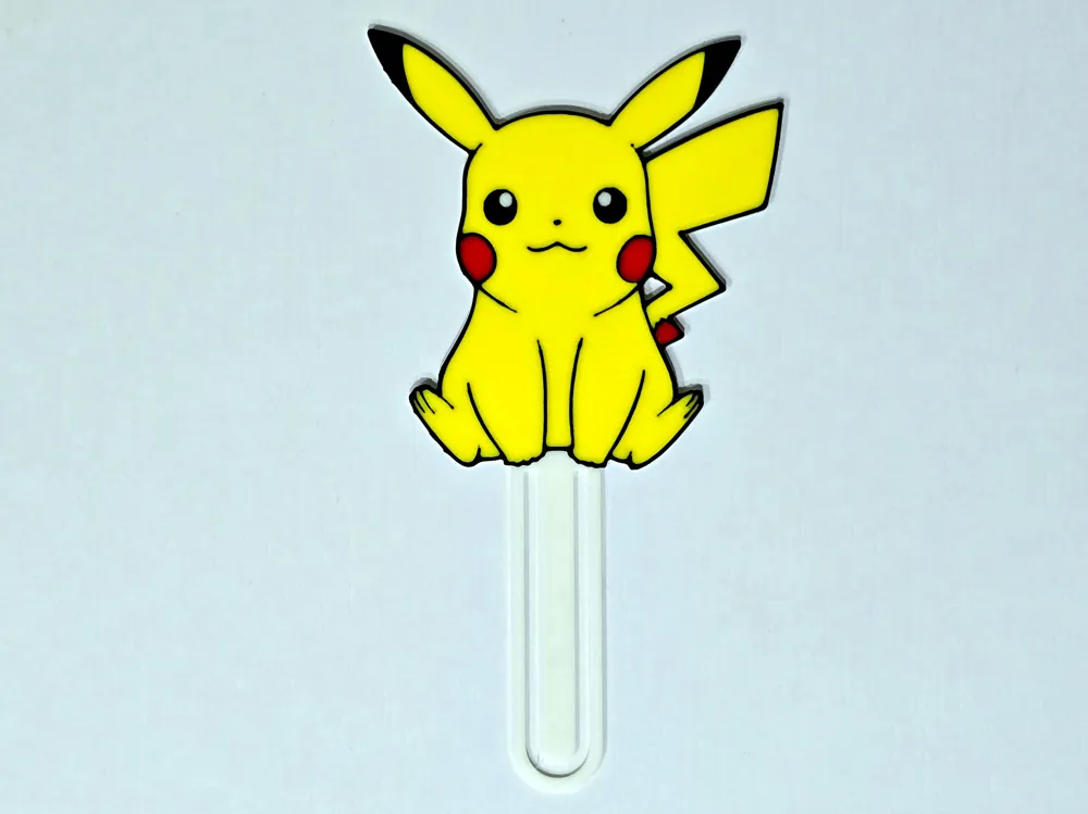 Pikachu Bookmark - Free 3D Print Model - MakerWorld