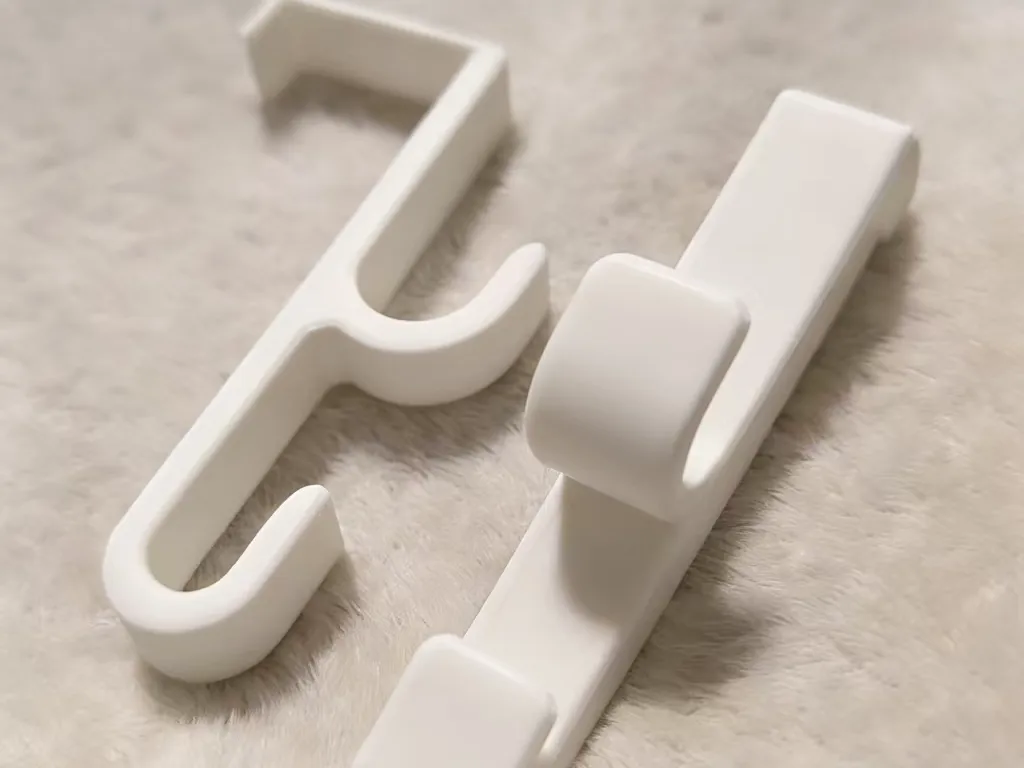 Double over-the-door hook suitable for various door thicknesses - Free ...