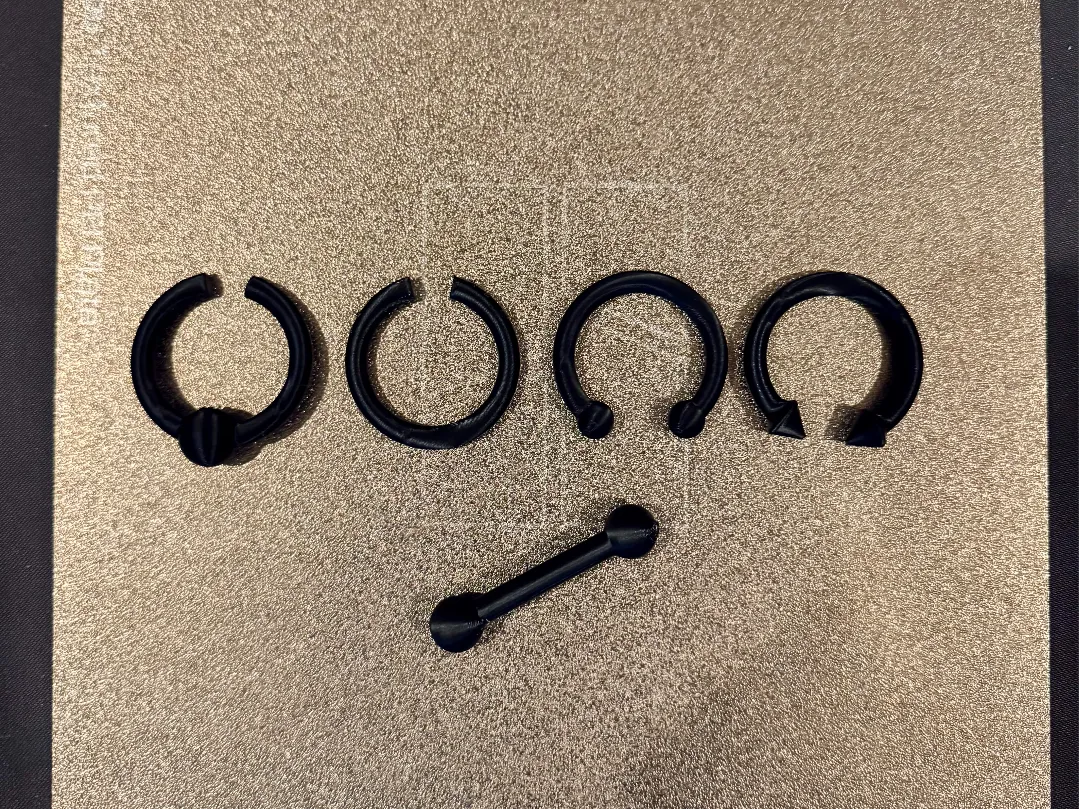 Fursuit / Cosplay Piercings - Free 3D Print Model - MakerWorld