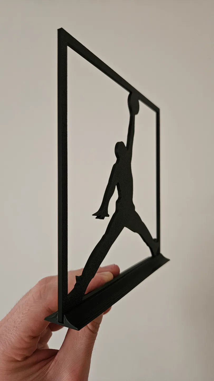 Air Jordan Jumpman Logo - Square with stand by Turi Pirrone MakerWorld ...