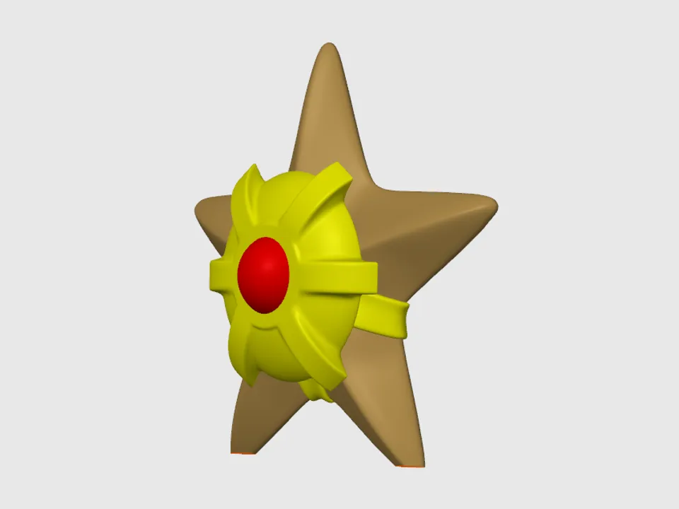Staryu Multicolor - Free 3D Print Model - MakerWorld