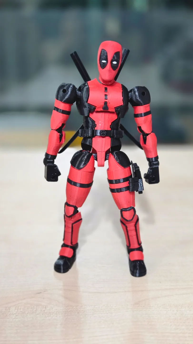 Deadpool action figure no AMS need by GREATESTMOON MakerWorld: Download ...