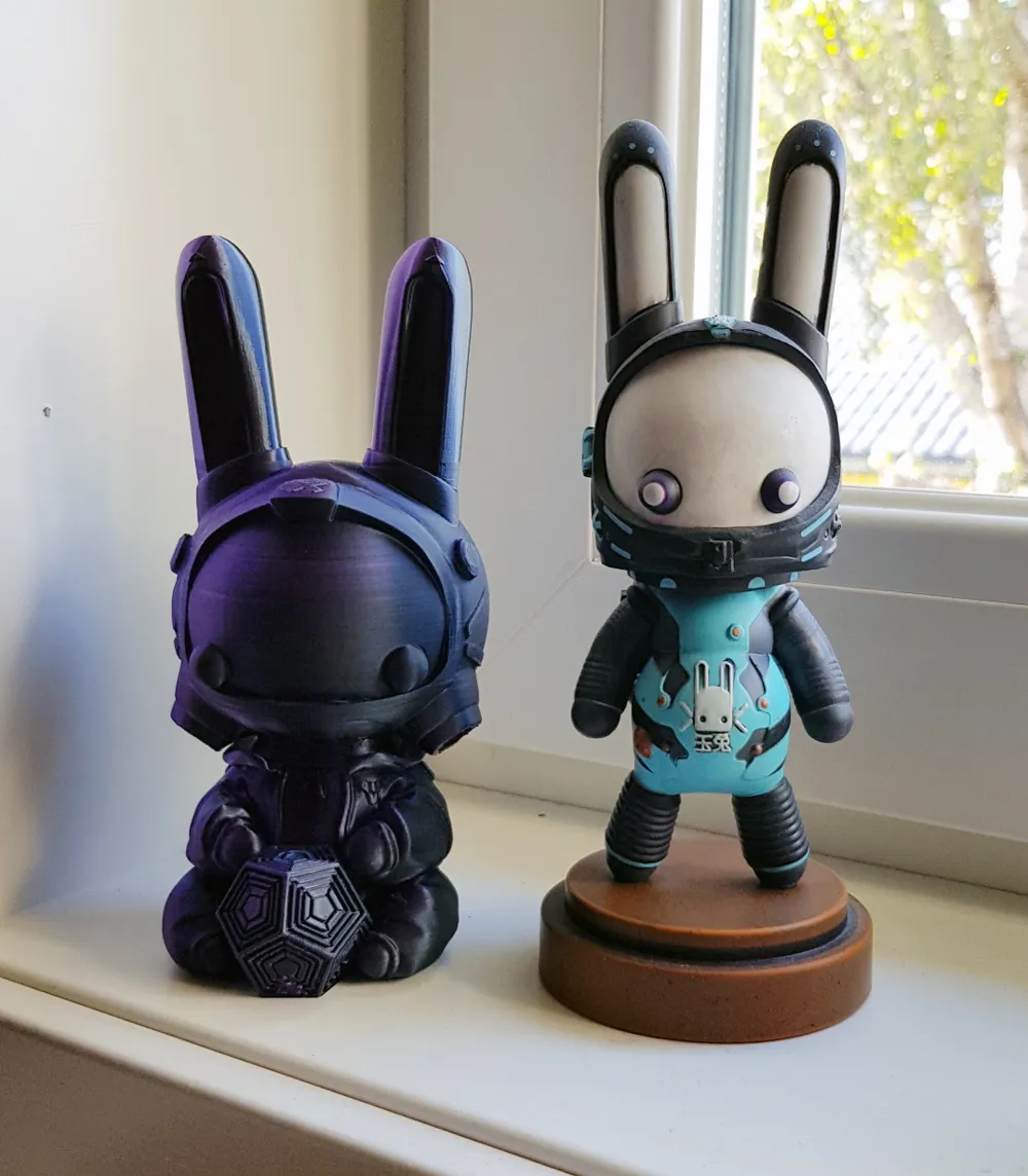 Destiny 2 Jade Rabbit Fanart Sitting figurine by Touwaka - MakerWorld