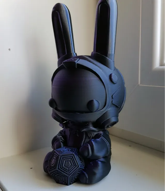 Destiny 2 Jade Rabbit Fanart Sitting figurine by Touwaka MakerWorld ...