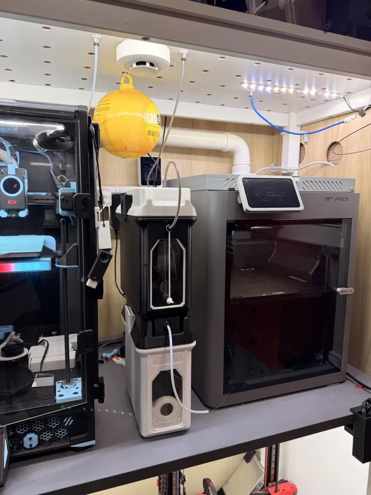 Polydryer Fully Print Filament dry box simplified - Free 3D Print Model ...