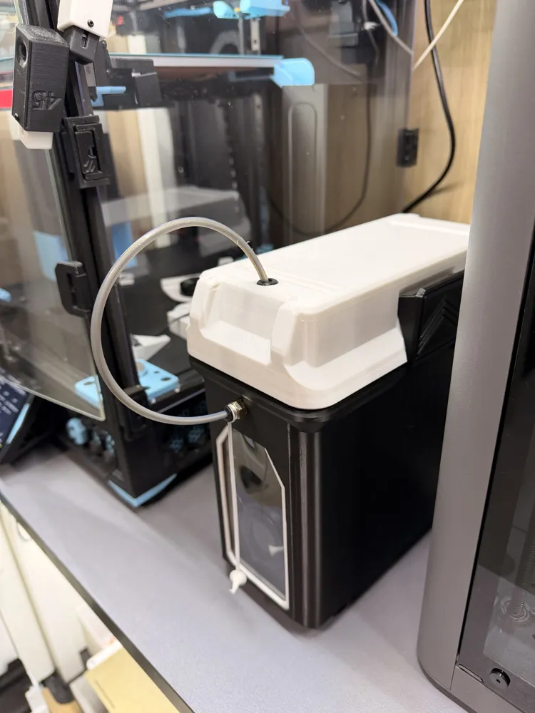 Polydryer Fully Print Filament dry box simplified - Free 3D Print Model ...