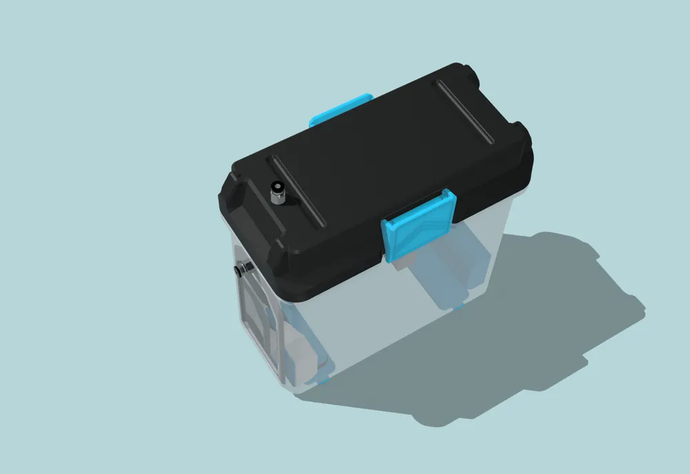Polydryer Printed Filament dry box simplified Remixed by raidycv ...