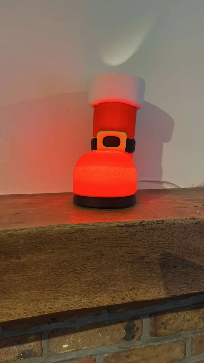 Christmas Santa's boots LED kit 001 (NO AMS) by Cobalt - MakerWorld