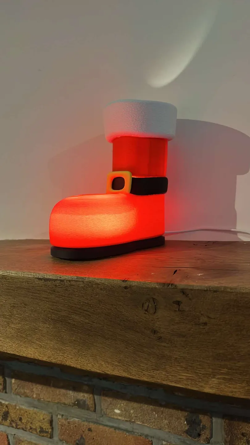 Christmas Santa's boots LED kit 001 (NO AMS) by Cobalt - MakerWorld