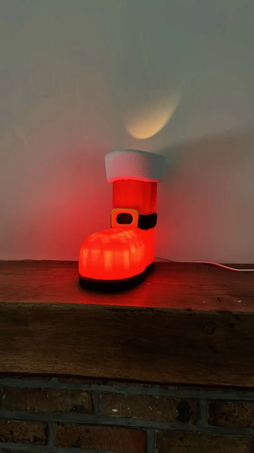 Christmas Santa's boots LED kit 001 (NO AMS) by Cobalt - MakerWorld