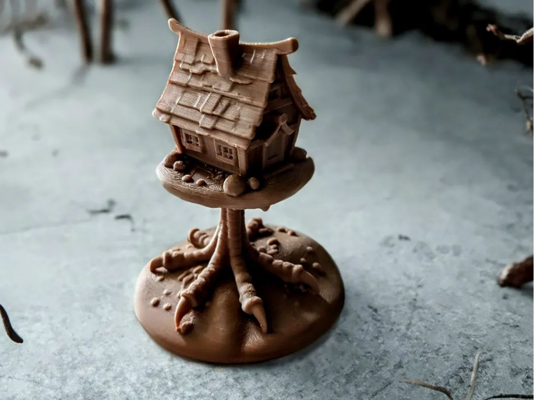 Baba Yaga's cottage house by Pikselowe Formy 3D MakerWorld: Download ...