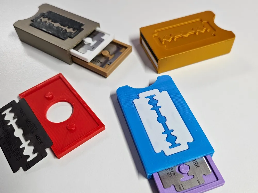 Razor blade box by Thibault01 - MakerWorld