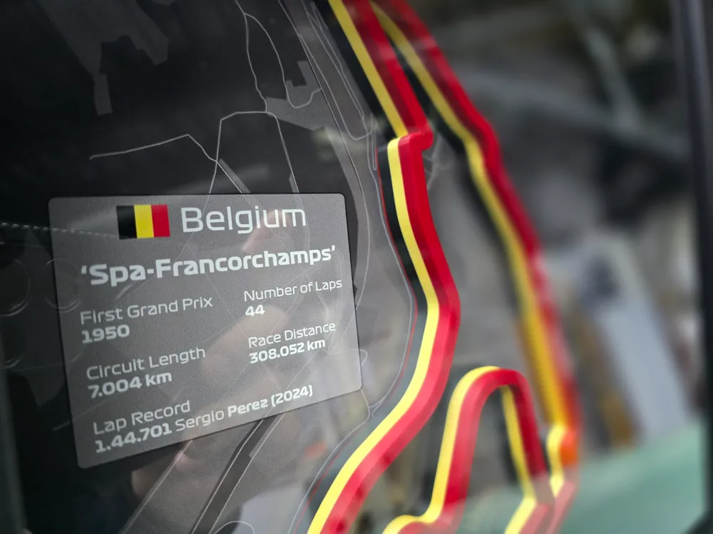 Spa-Francorchamps F1 - Free 3D Print Model - MakerWorld