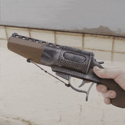 Fallout Ghul-Revolver (TV-Serien-Version) – Kostenloses 3D-Druckmodell ...
