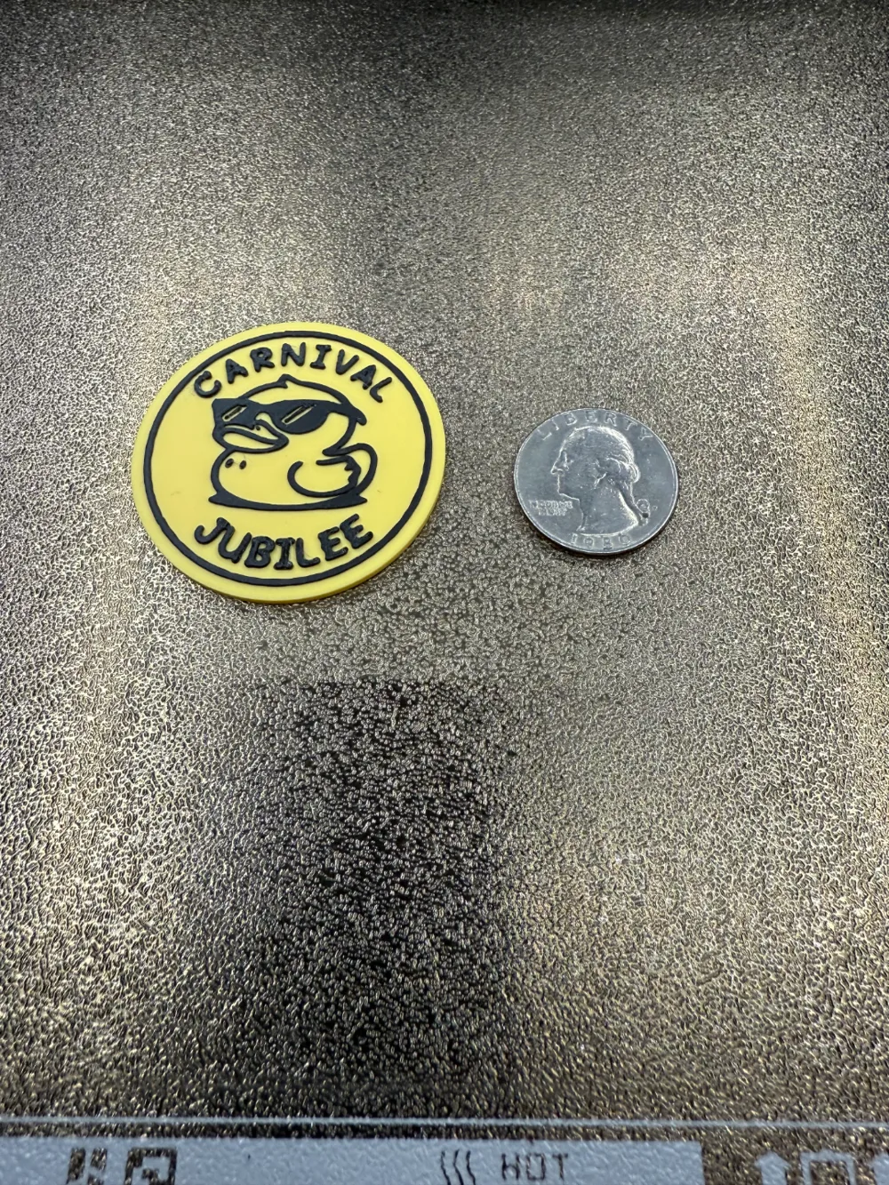 CARNIVAL JUBILEE CRUISE DUCK COIN FOR HIDING by 3Dprinting4fun - MakerWorld