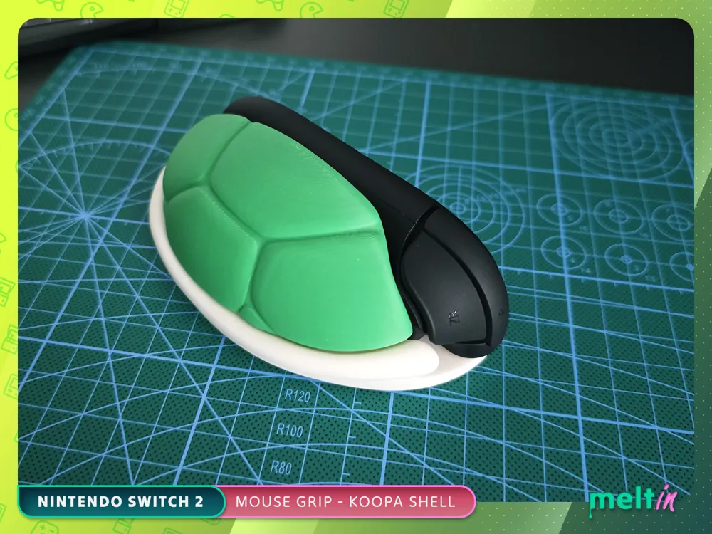 Nintendo Switch 2 - Joy-Con Mouse Grip Koopa Shell by MeltIn MakerWorld ...