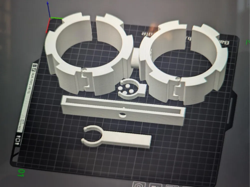 Star Wars Imperial Magnetic Cuffs and Stand Remixed by Creageek MakerWorld: Download Free 3D Models