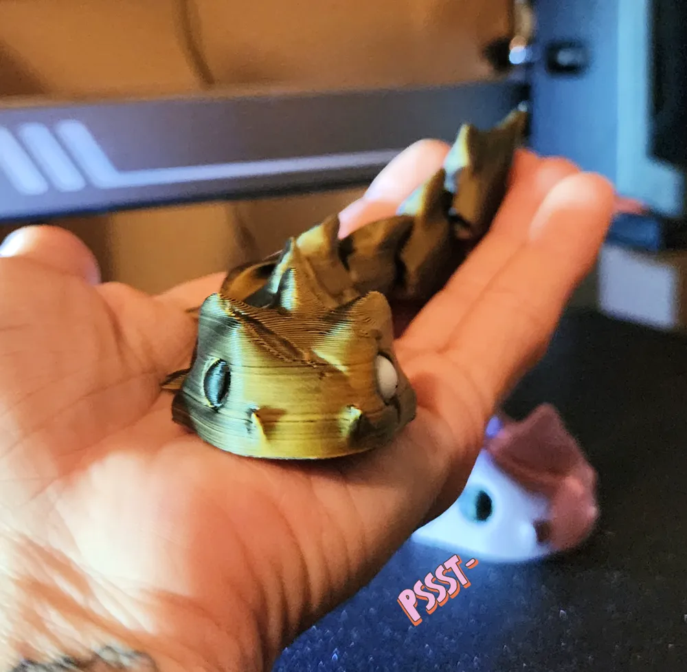 Ancient King Salamander - Flexi - Free 3D Print Model - MakerWorld