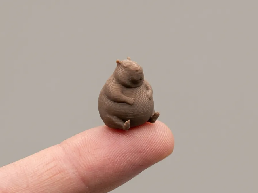 Mini Fat Capybara Buddy - Free 3D Print Model - MakerWorld