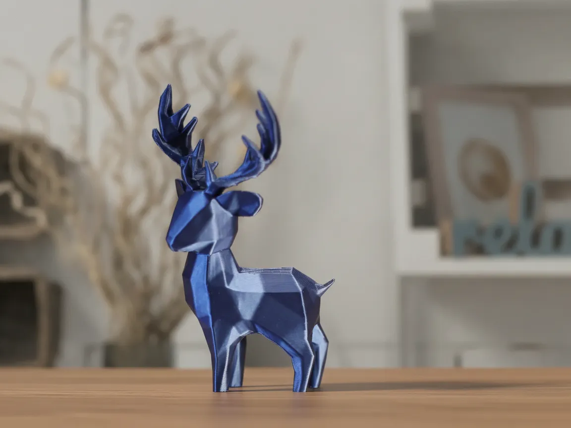 Low-Poly Reindeer - Free 3D Print Model - MakerWorld