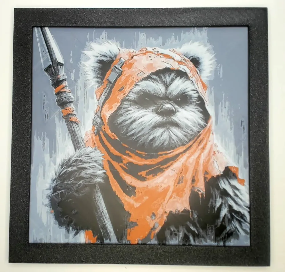 Wicket the Ewok Hueforge - Free 3D Print Model - MakerWorld