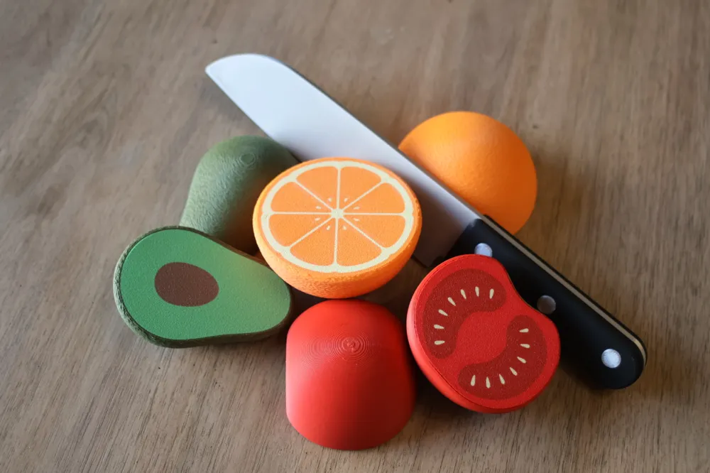 Sliceable magnetic orange toy - Free 3D Print Model - MakerWorld
