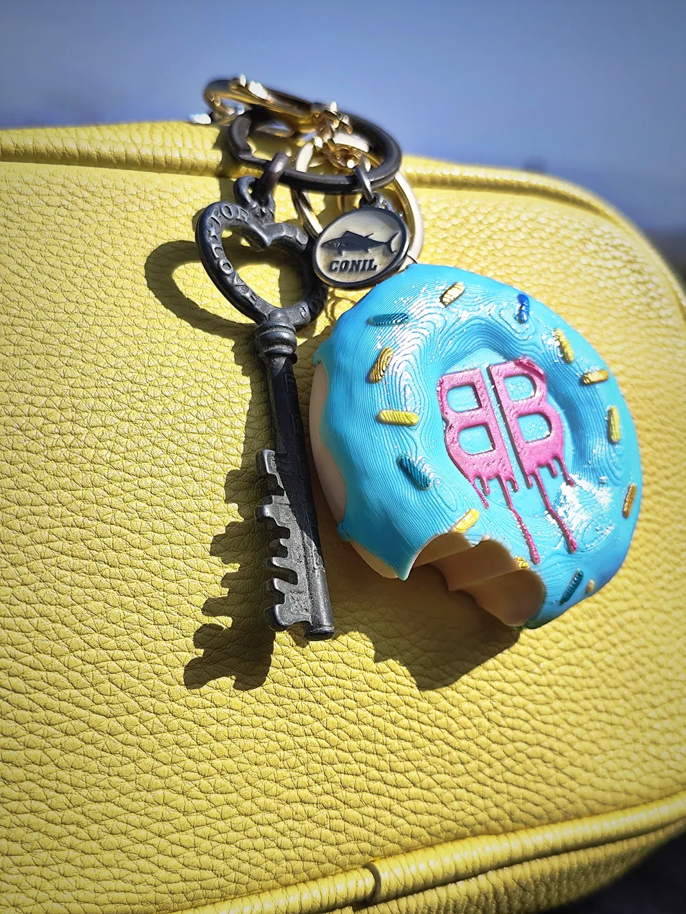 Luxury Donut Keychains – 11 Multicolor Designs - Free 3D Print Model ...
