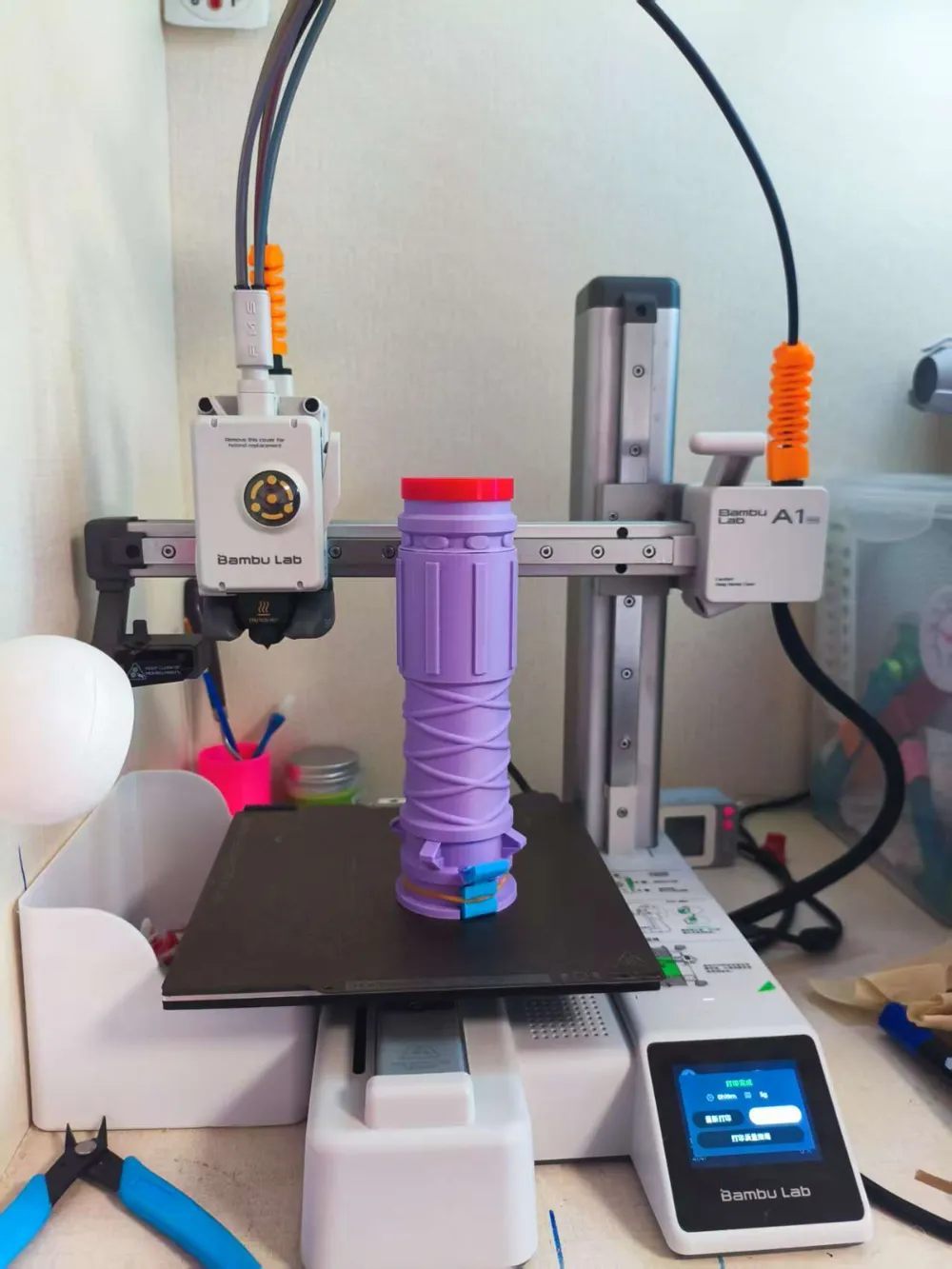 A1 mini retractable spiral sword (lockable) - Free 3D Print Model ...