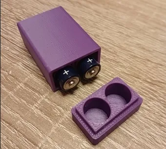 AAA and AA battery storage box by oSee3D - MakerWorld